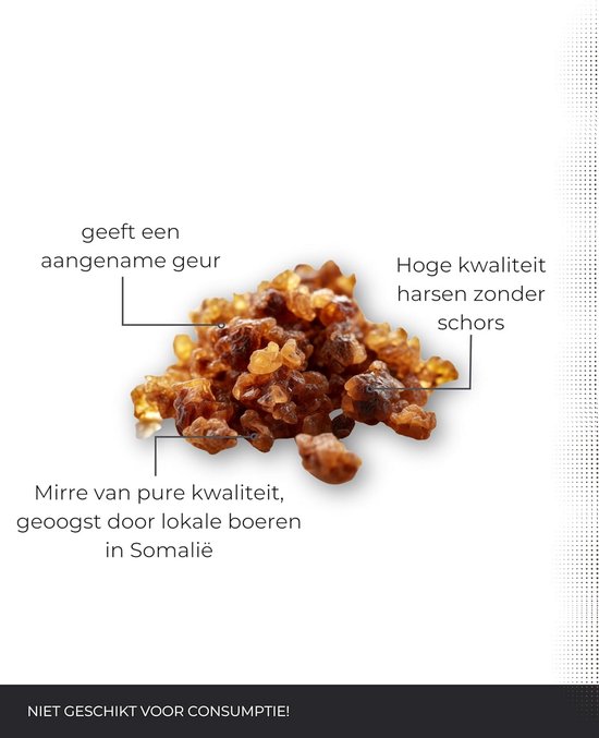 Pure Mirre Wierookhars 100g – Natuurlijke Boomhars voor Meditatie en ...