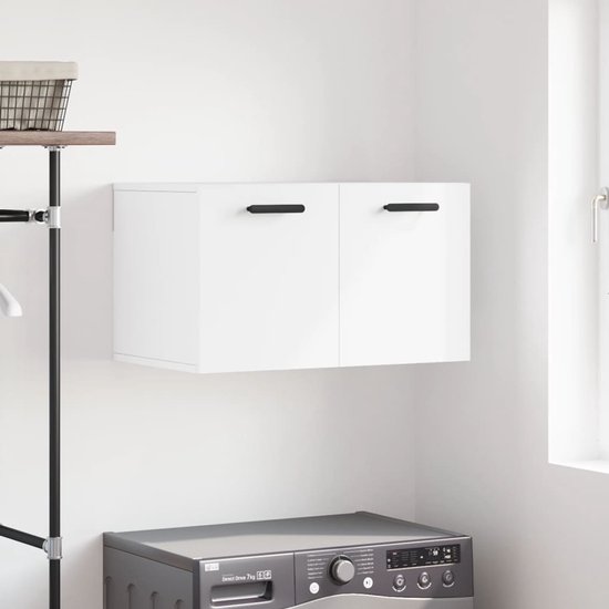 Wandkast | Hangkast | Muurkast | Opbergkast 60x36,5x35 cm bewerkt hout ...
