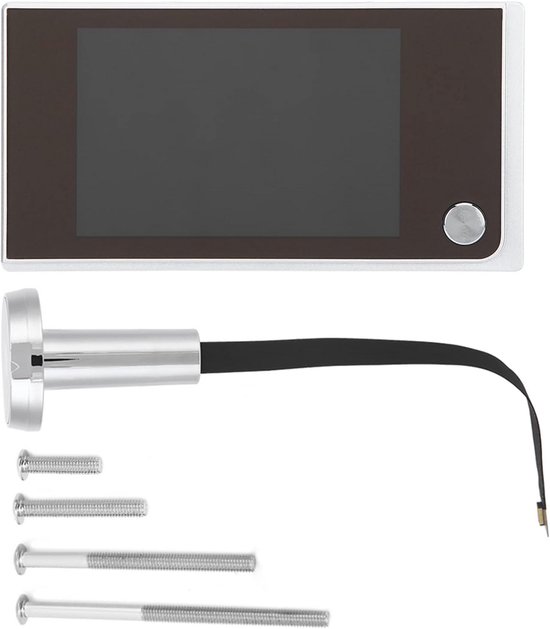 Elektronische Deurspion met 3,5 Inch LCD-Scherm en 120 Graden Hoek | bol