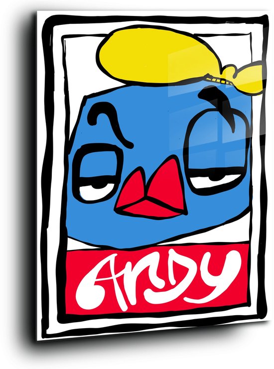 Obeying Andy the Dandy - Meerdere kleuren - Plexiglas 80 x 120 c | bol