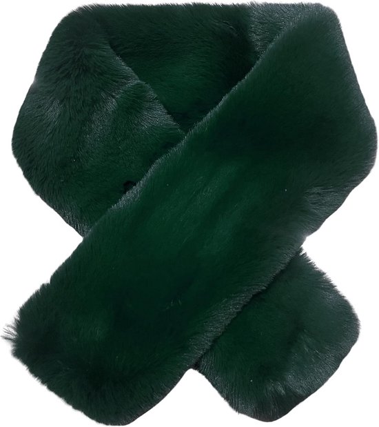 Dames Faux Fur Pull-Through Winter Kraag Sjaal Nek Warmer | bol