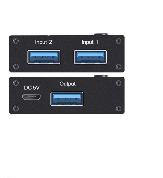 USB 3.0 Switch Selecteur voor 2 PC's Bediening van Printer Scanner ...