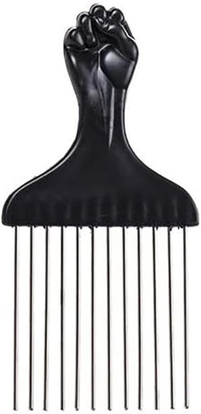 Afro kam krullend haar - Haar pick curly styling - Krulvork ...