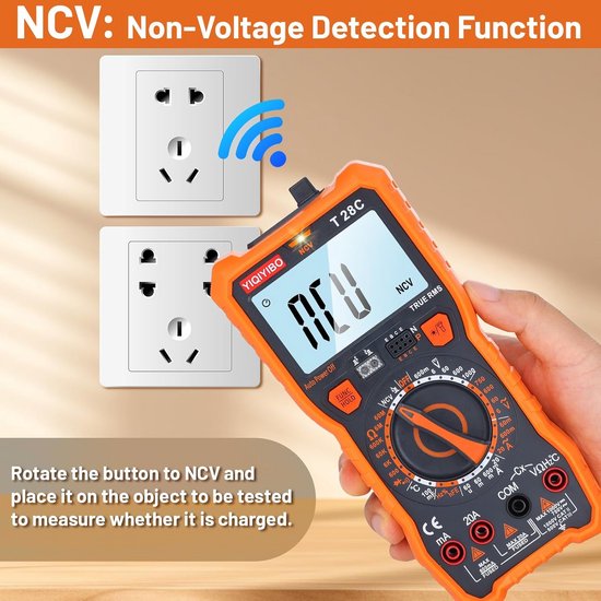 Digitale Multimeter True RMS 6000 Tellingen Spanning Stroom Weerstand ...
