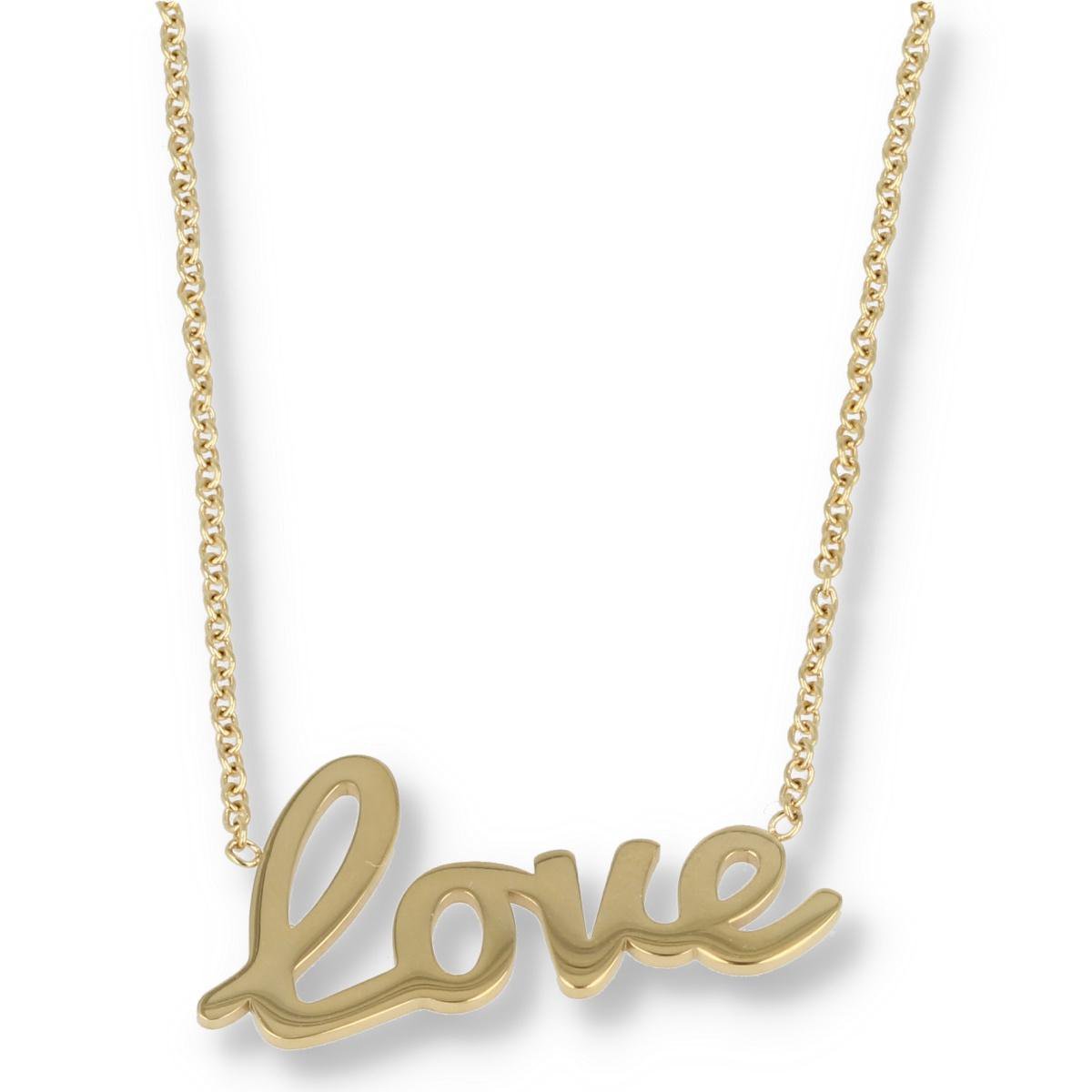 My Bendel - Love ketting - Goud - Love ketting goud gemaakt van ...
