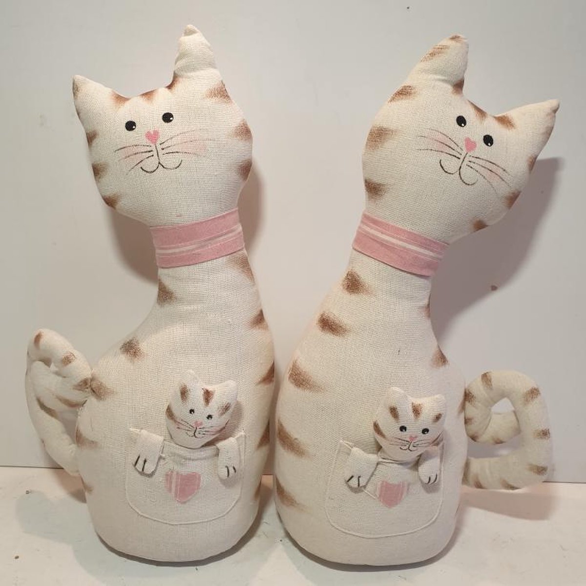 Kat katoen Deurstopper Kat creme staart links | bol.com