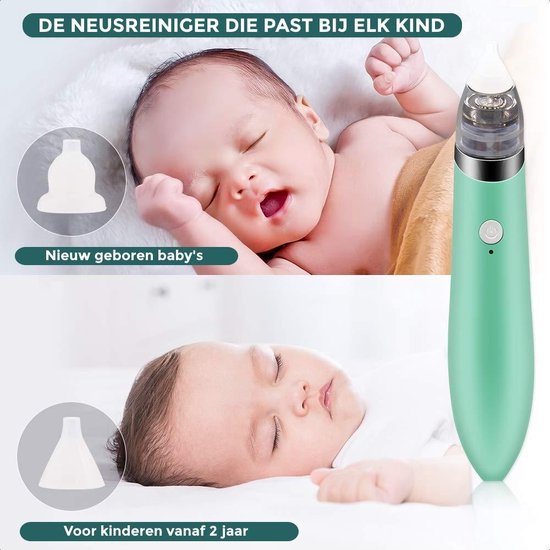 Elektrische oplaadbare Neusreiniger voor Baby en Jonge Kinderen (0-8 ...