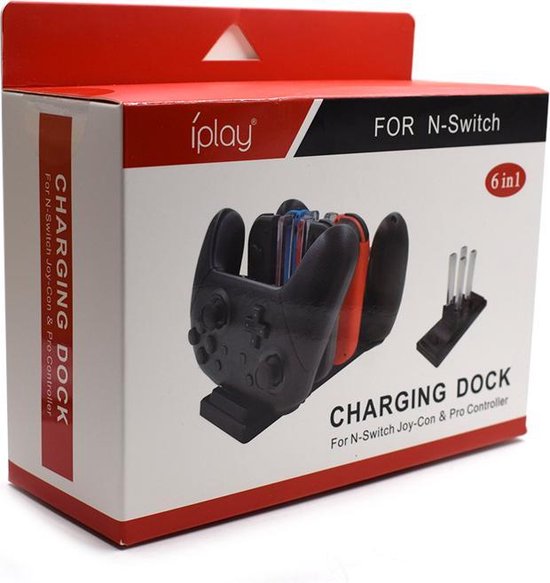 Iplay 6 in 1 Premium geschikt voor Nintendo Switch Docking Station Joy ...