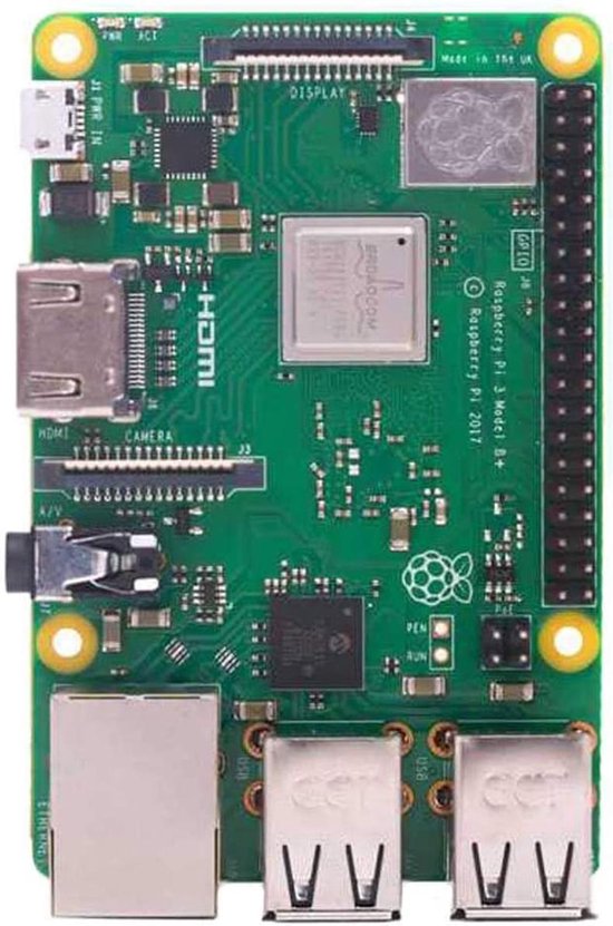 Raspberry - Mini computer op creditcardformaat - Pi 3 - Model B+ | bol.com