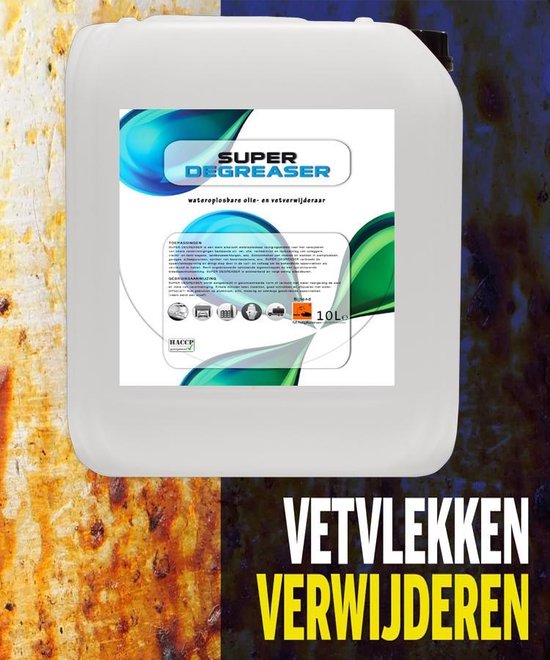 Ontvetter super degraeser 10 L dringt diep door in de vuil-vetlaag-oli ...