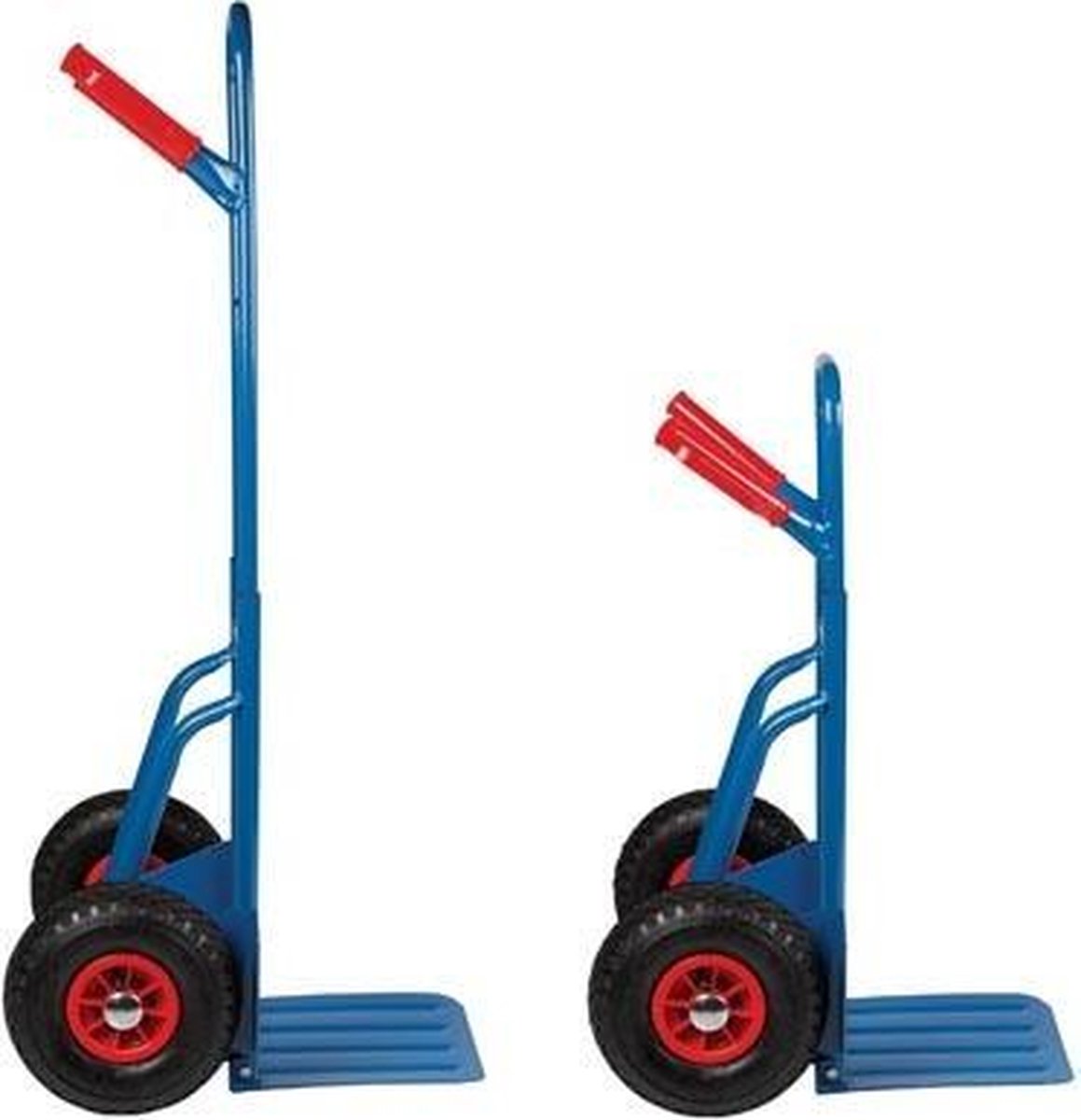 Toolland Steekwagen, inklapbaar, staal, blauw, laadvermogen 150 kg ...