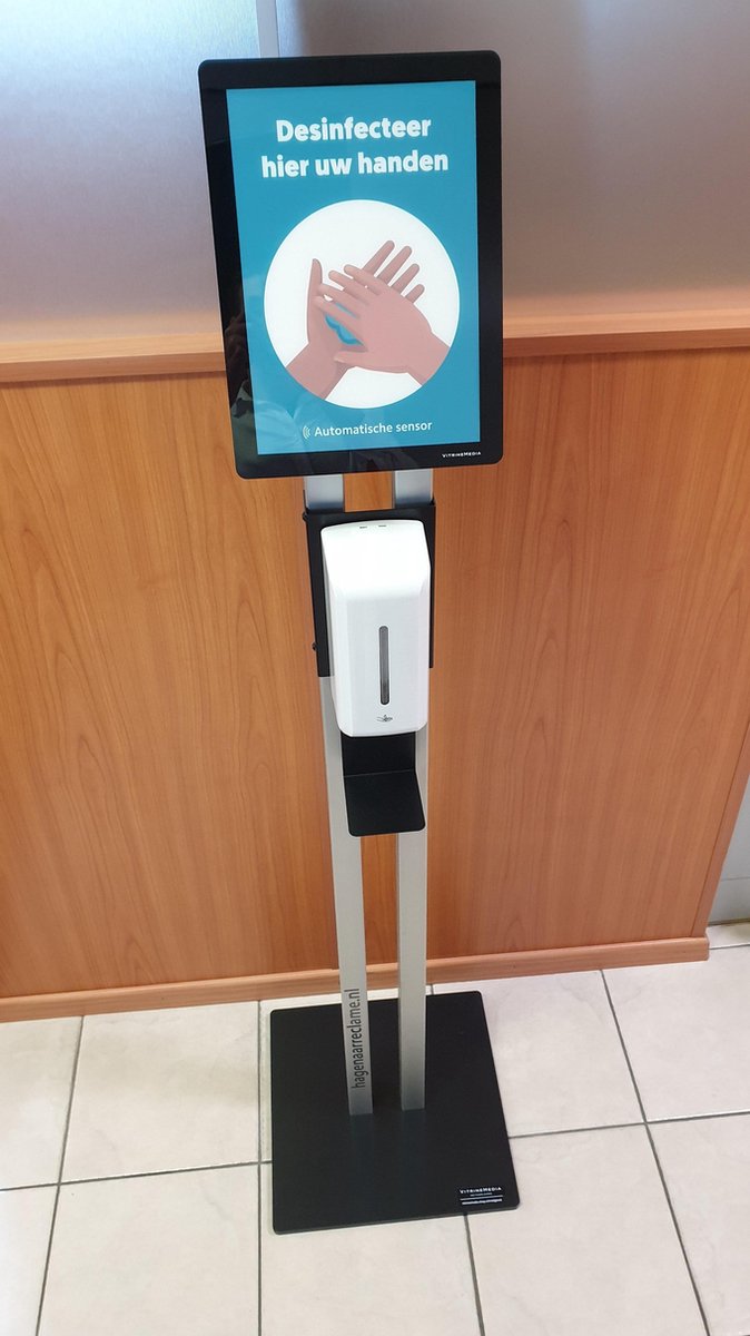 Luxe Desinfectie Zuil | Desinfectie zuil | Desinfectie paal ...