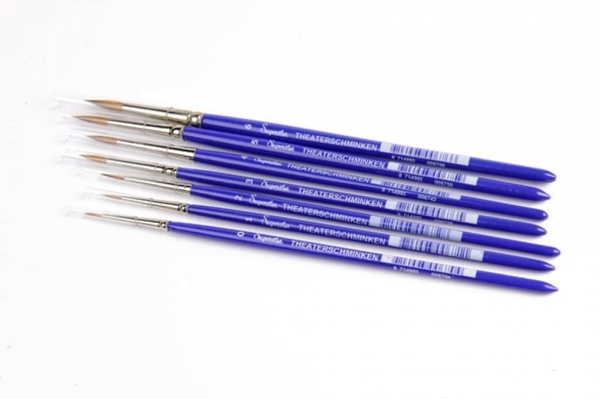 Penseel marterhaar rond nr. 3 | bol