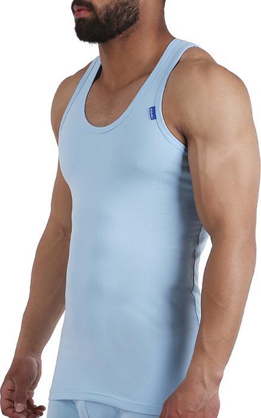 Embrator 2-pack mannen Tank-Top licht blauw maat 4XL | bol