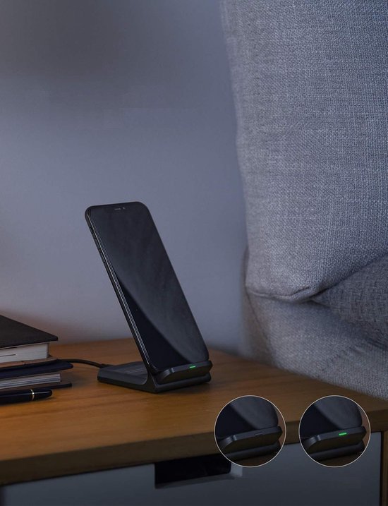 Draadloze oplader - Complete set - Wireless Charger QI -Zwart ...