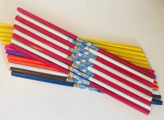 Set van 21 rollen vliegerpapier | bol.com