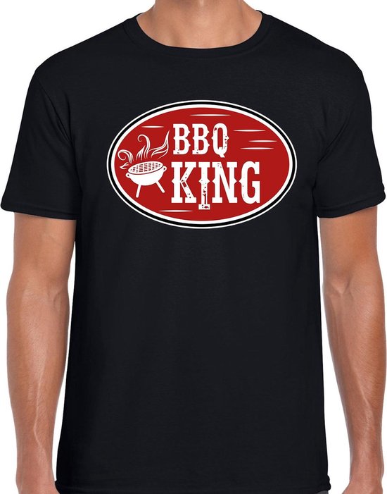 BBQ / Barbecue king t-shirt zwart - cadeau shirt voor heren - Verjaardag / Vaderdag kado L | bol.com