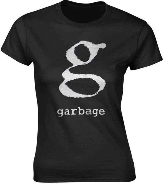 Garbage Dames Tshirt -L- Logo Zwart | bol.com