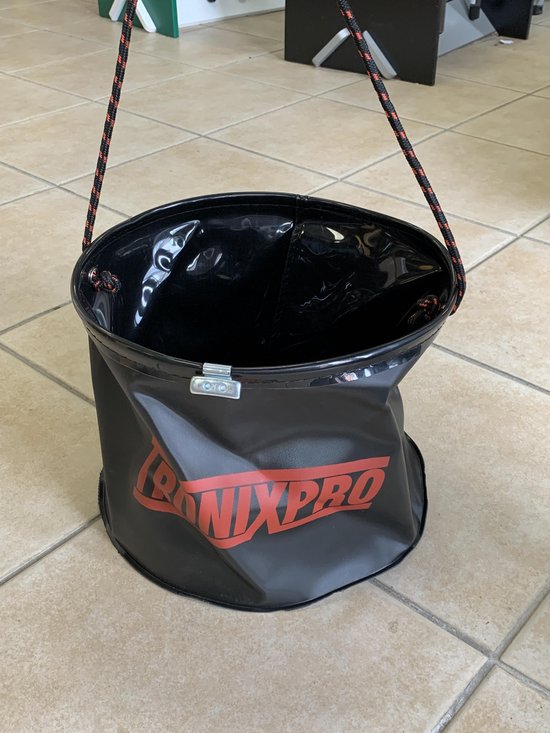 Tronixpro dry feet bucket | 10 Liter | Opvouwbare plastic emmer | bol