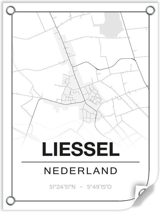 Affiche de jardin LIESSEL (Pays-Bas) - 60x80cm | bol.com