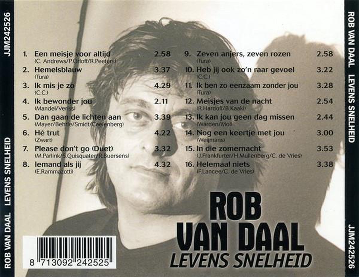 Levens snelheid - Rob van Daal, Rob van Daal | Muziek | bol.com