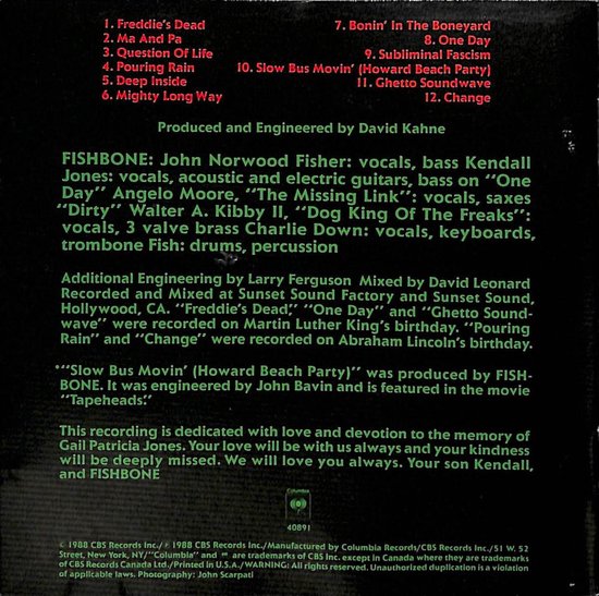 Truth and Soul, Fishbone | CD (album) | Muziek | bol.com