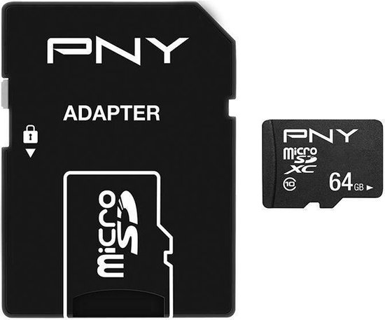 Micro SD geheugenkaart met adapter PNY Performance Plus C10 | bol.com