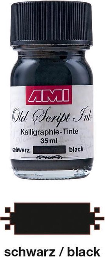 Old Script Ink (kalligrafie) 35ml - Black | bol.com