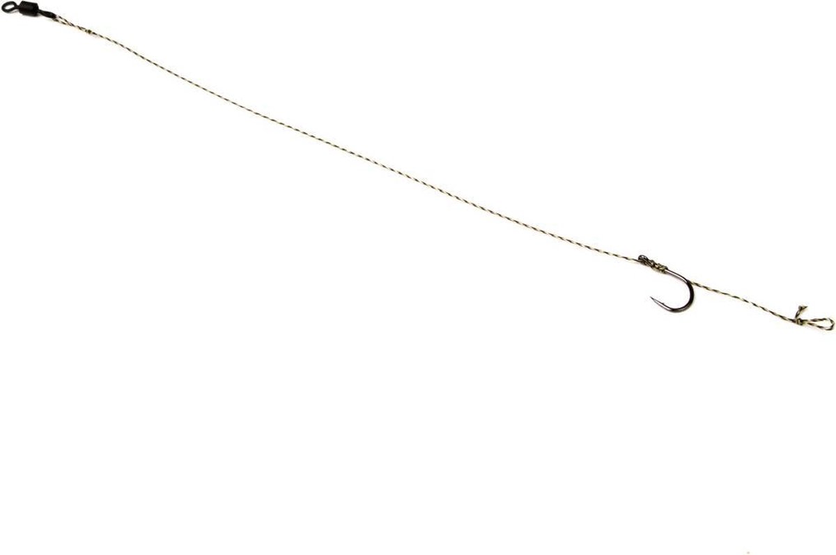 2 x Kant-en-klare Karper Onderlijn Rig Haakmaat 6 Geknoopte Rigs ...