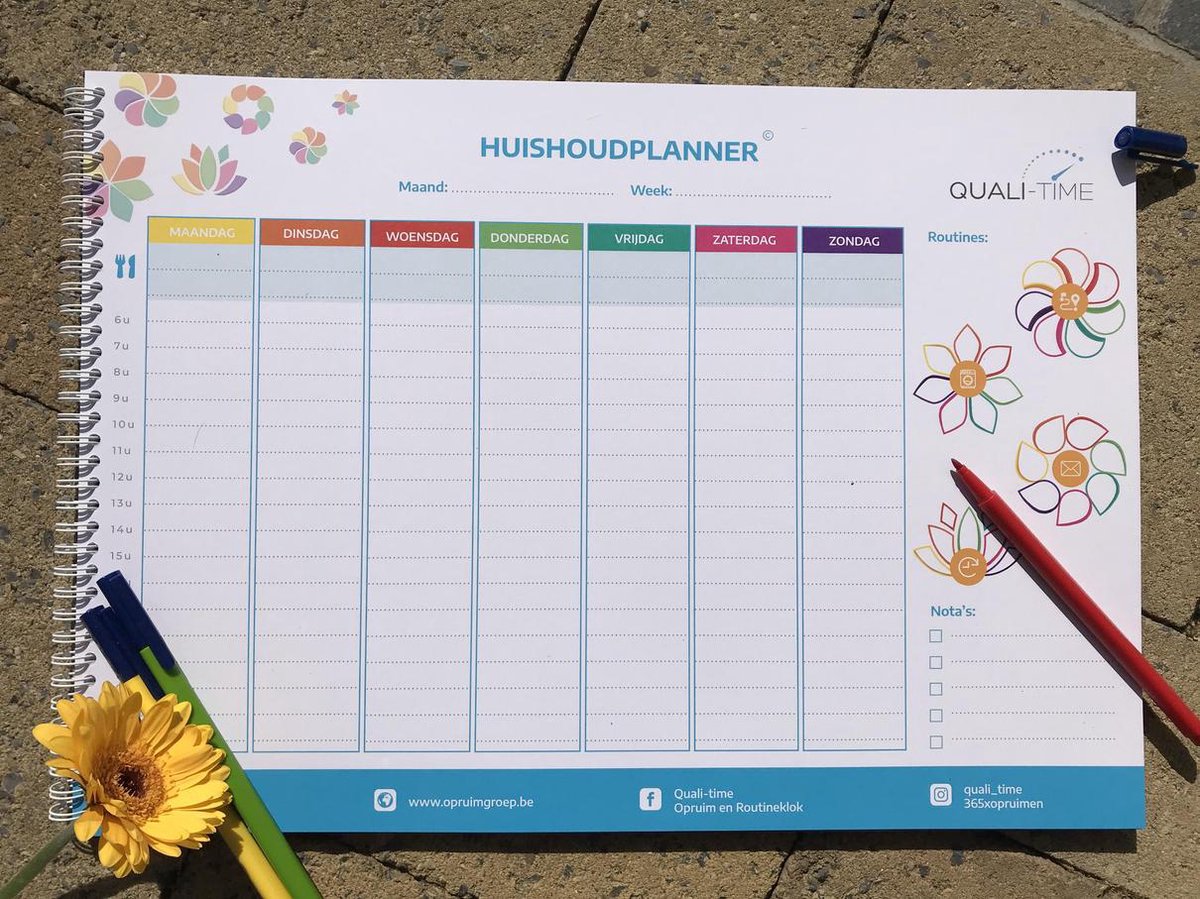 Tina Favache HuishoudPlanner - weekplanner + controle over je ...