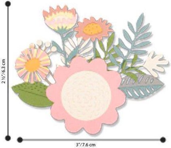 Sizzix Thinlits Snijmal Set - Floral Tropics | bol