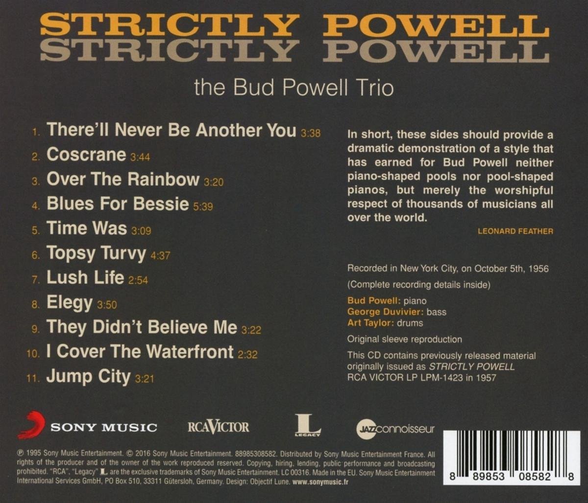 Strictly Powell, Bud Powell Trio | CD (album) | Muziek | bol.com