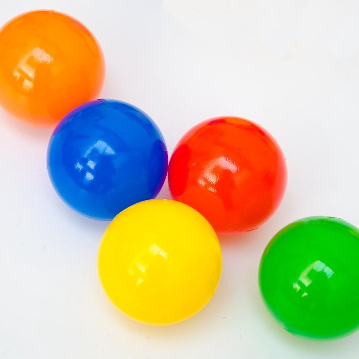 1200 Baby ballenbak ballen - 5.5cm ballenbad speelballen voor kinderen ...