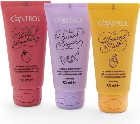 Control Massage Gel - Massageolie - Aardbei, Sweet Sugar, Amandel ...