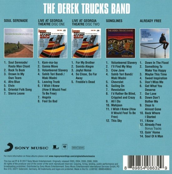 Original Album Classics, Trucks, Derek -band- | Muziek | bol