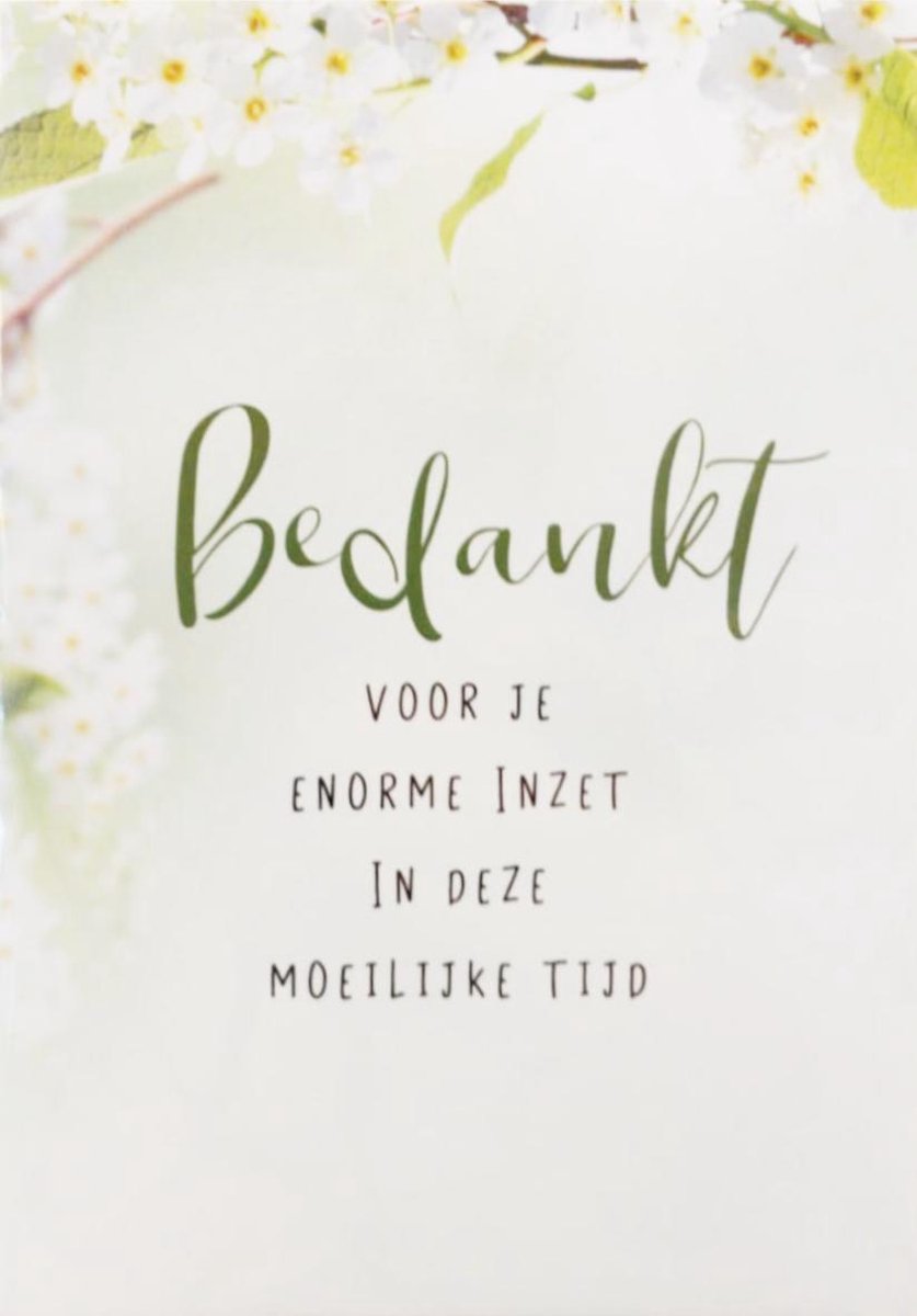 Wenskaart - Samen Sterk - 002 - Bedankt voor je inzet | bol.com