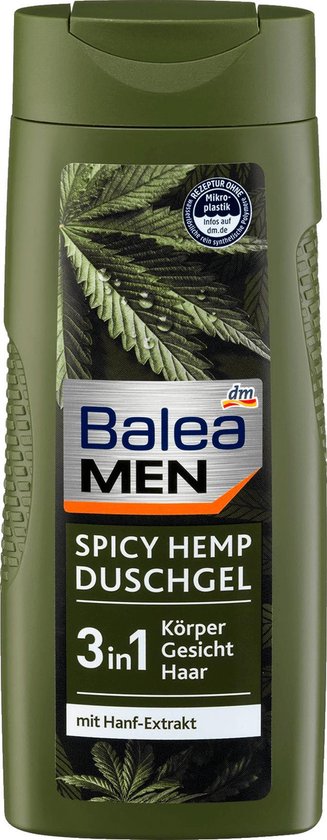 DM Balea MEN Douchegel Spicy Hemp - Douchegel met hennepextract (300 ml ...