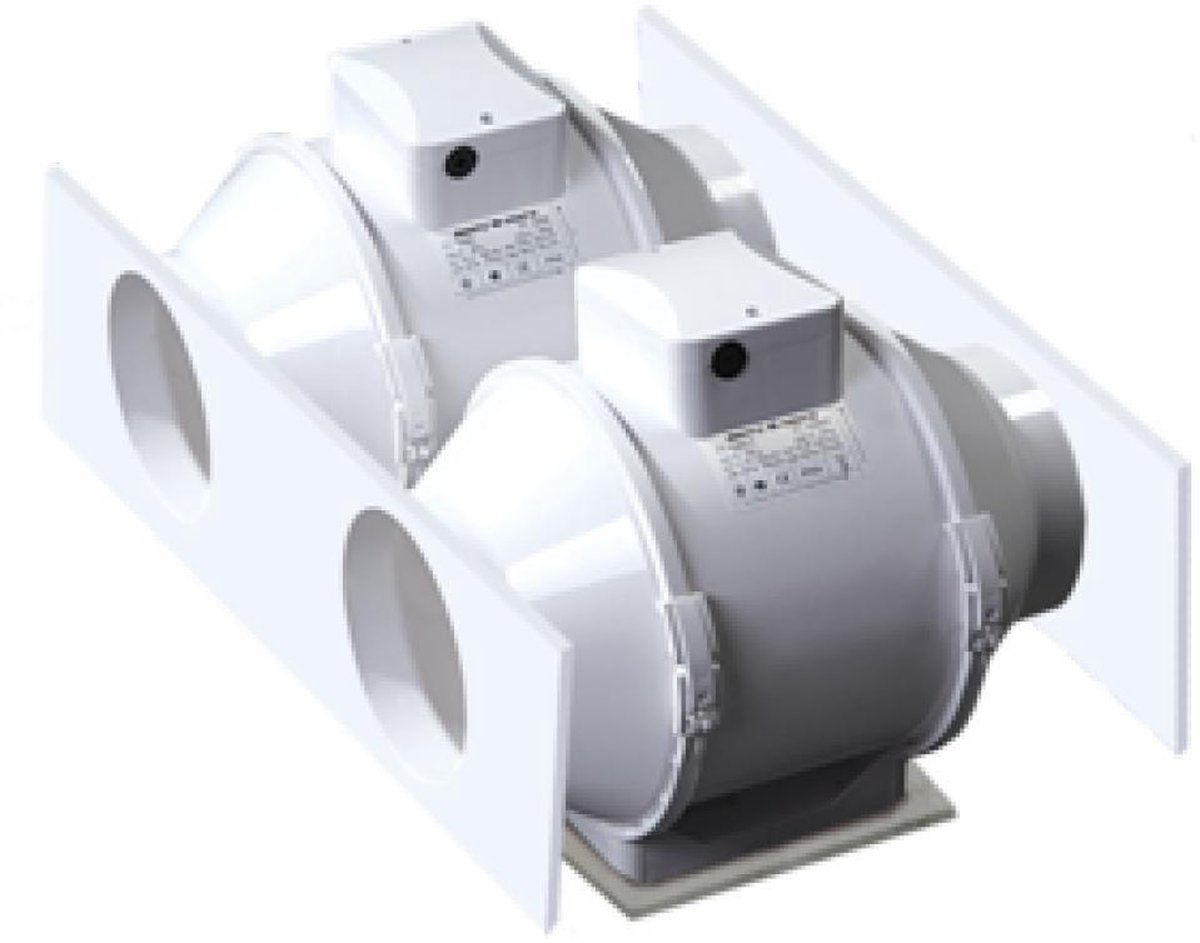 Vents buisventilator TT P Ø100 mm - 187 m³/h - Incl. volume regelaar ...