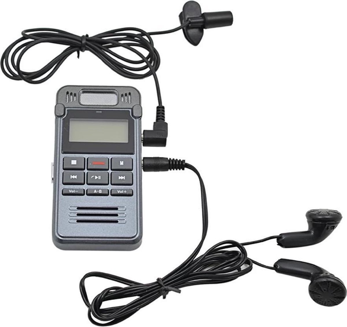 LOUZIR Digitale Dictafoon Voice Recorder 8GB Audio Opname Spraak ...