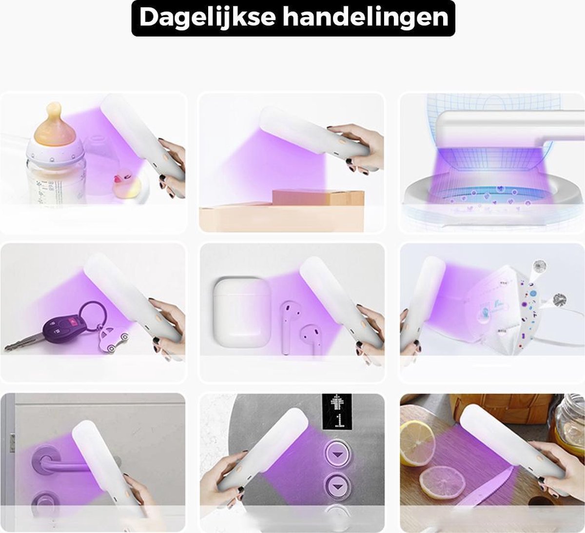 Desinfecterende UV C lamp -UV C desinfectielamp- UV C Sterilisatie lamp ...