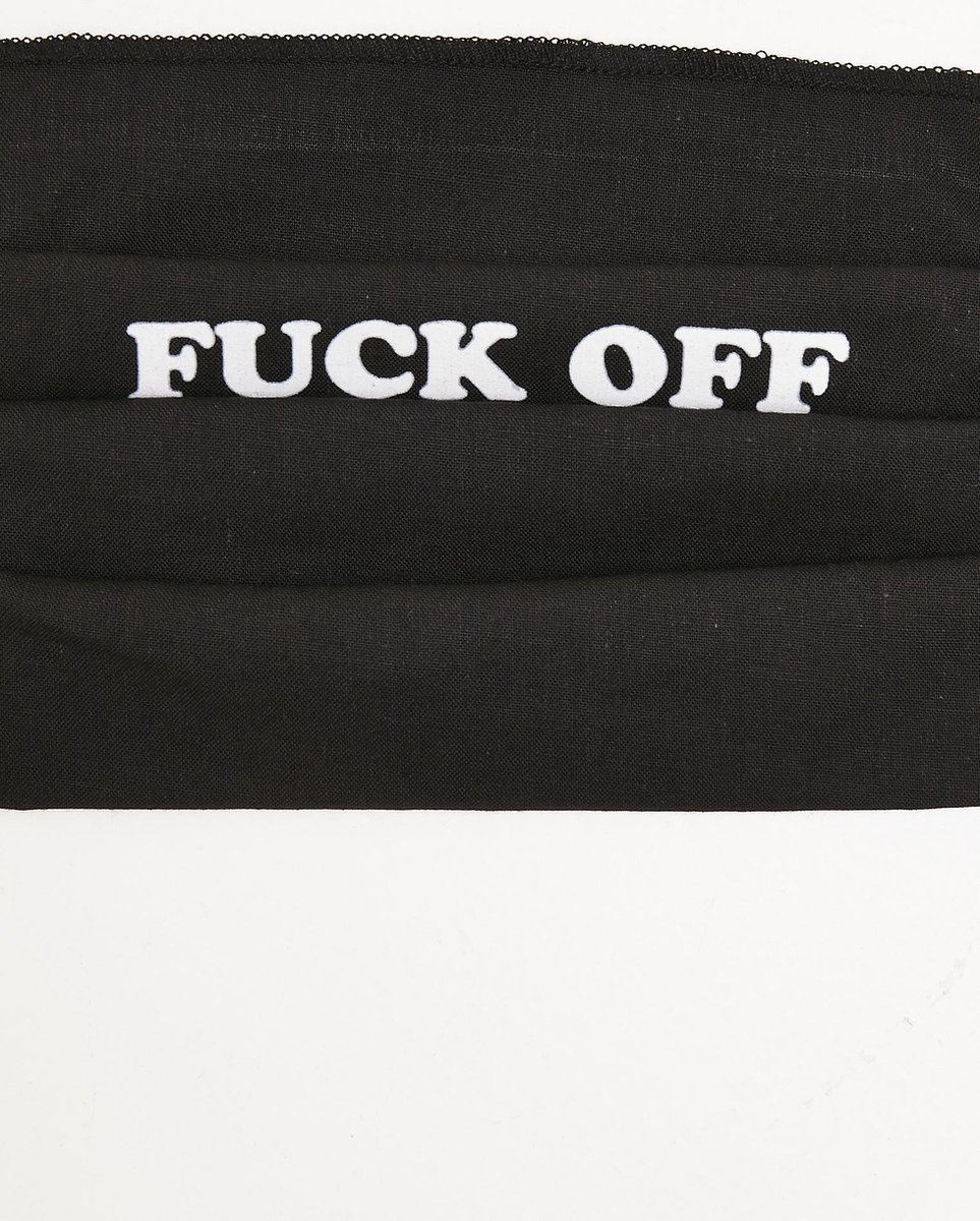 Modern Mondkapje - Mondkap - Fuck Off - Face Mask | bol.com