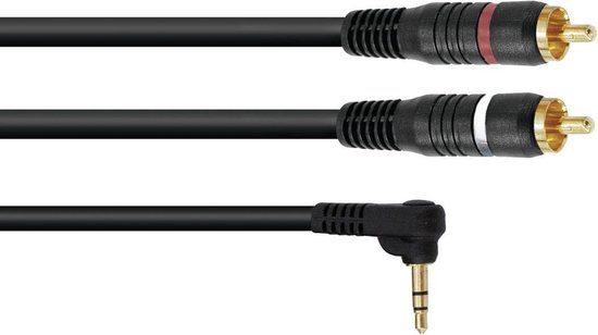 OMNITRONIC jack kabel 3 5 mm - jack naar tulp - aux kabel - audio kabel ...
