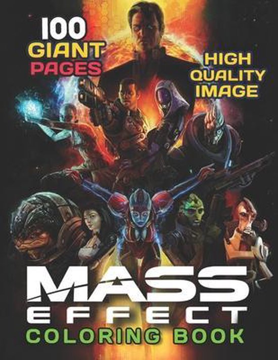 Mass Effect Coloring Book, June20 Book Store | 9798648208612 | Boeken ...