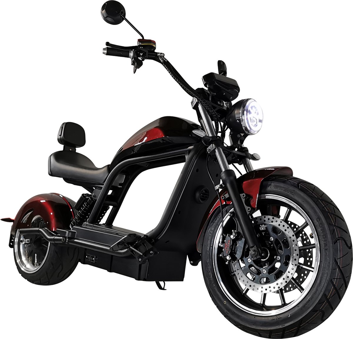 Ecruiser® Cafecruiser | Cherry Rood | Escooter | Elektrische scooter | Elektrische... | bol
