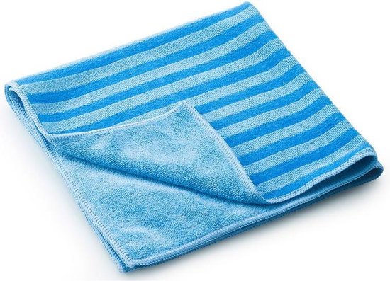 MAUS microvezeldoekjes scrub blauw met speciale borstelkant. 10 stuks | bol