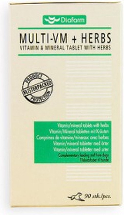 Diafarm Multi - VM + Herbs - 90 tabletten | bol