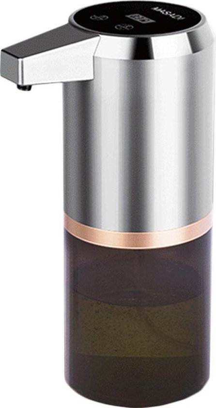 Masadi Luxe Automatische Zeep Dispenser Zilver Met Led Display En ...