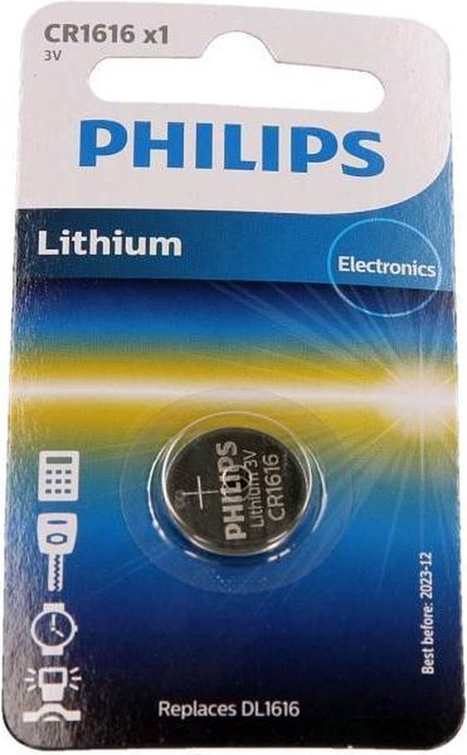 Batterij Phillips CR1616 LITHIUM | bol.com