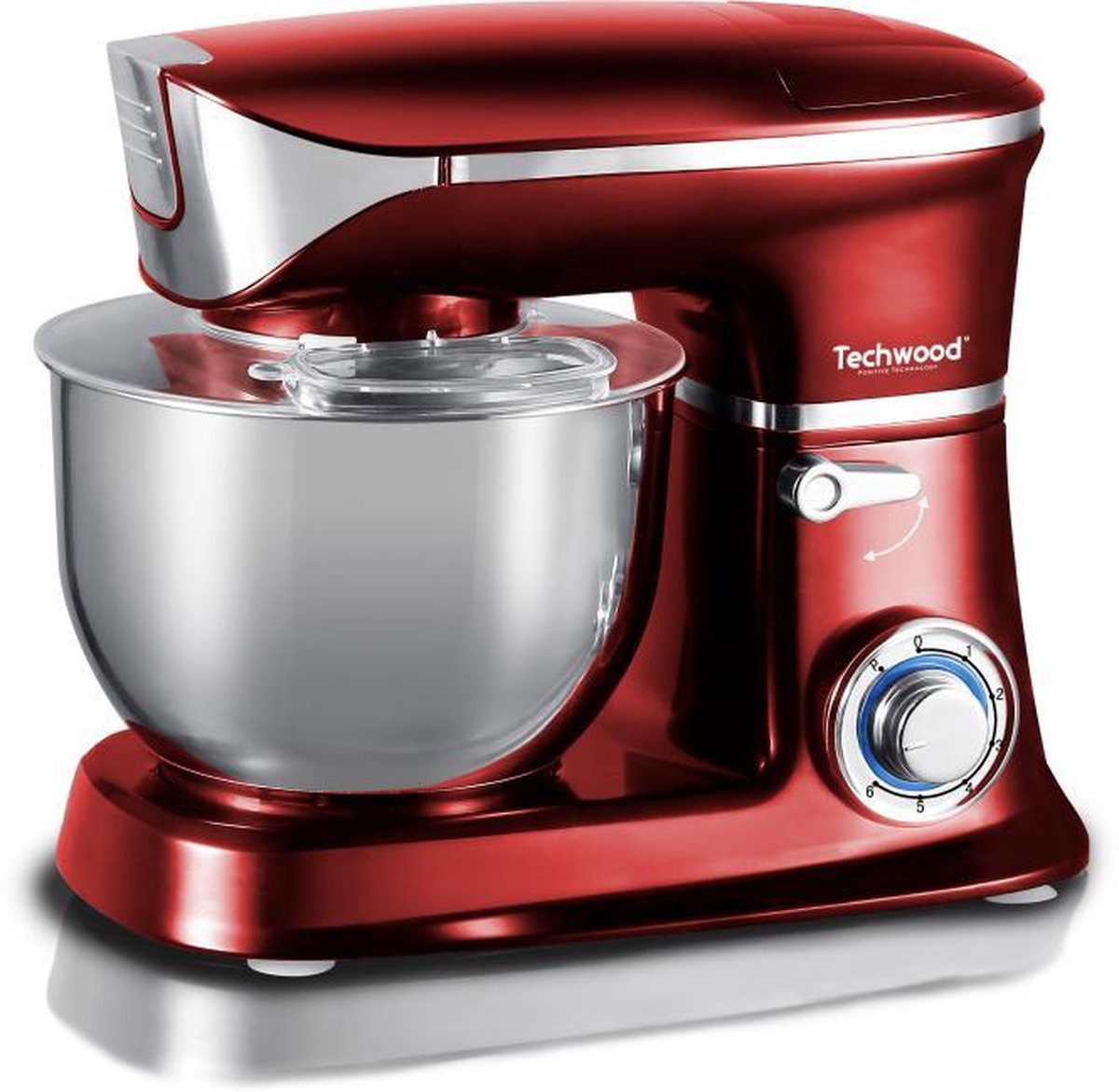 Techwood TRO1305 - Keukenmachine - Staande Mixer - 6.5 L - 1300 Watt ...