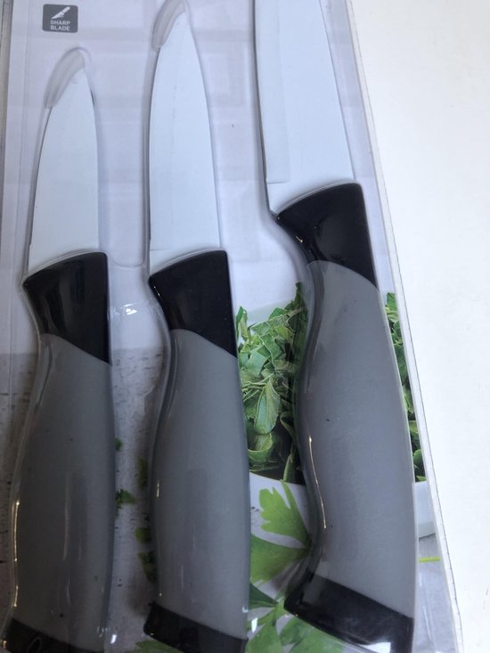 3 Stuks RVS Messenset- Roestvrij staal - Messen set - 3-delig | bol.com